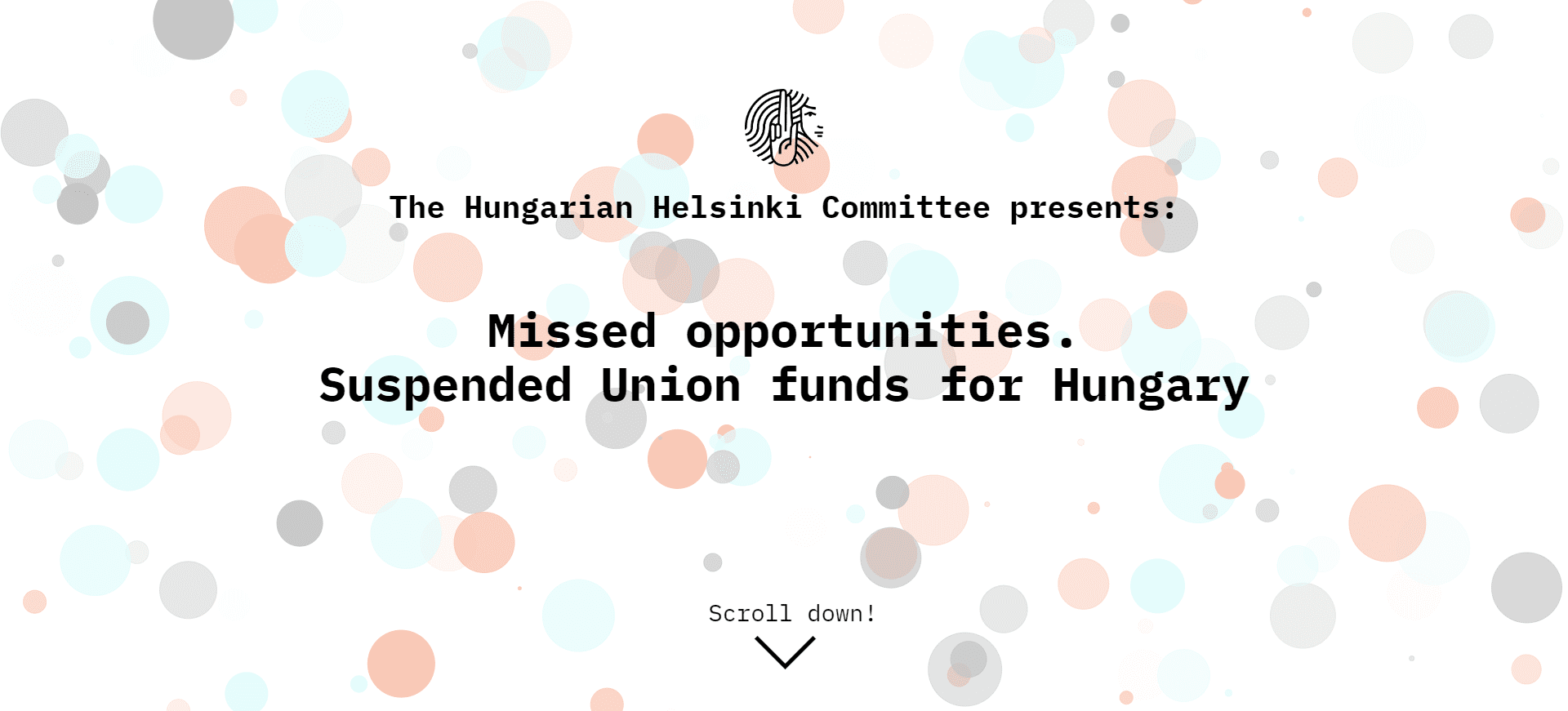 Frozen EU funds for Hungary - interactive scrollytelling tool